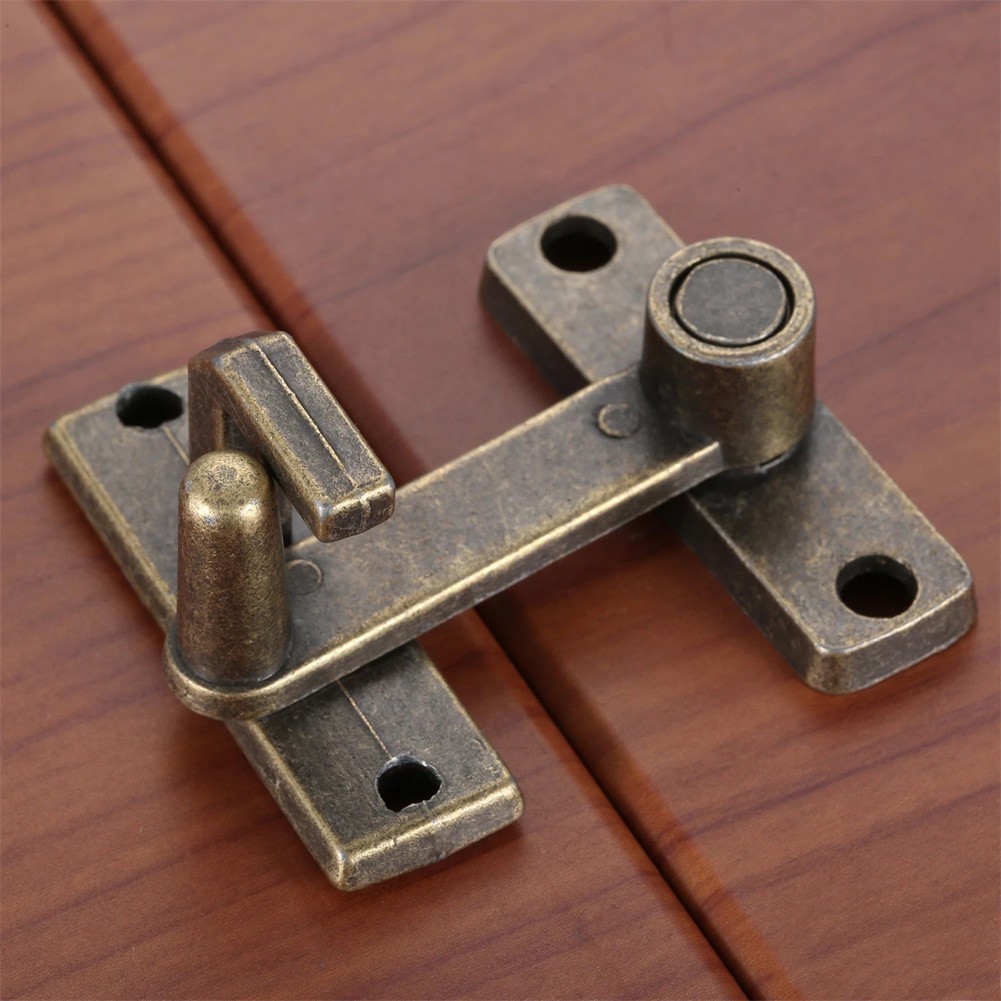 [LUMY] Bronze Guard Latch Bolt With Screws Sliding Door Lock Handle ...