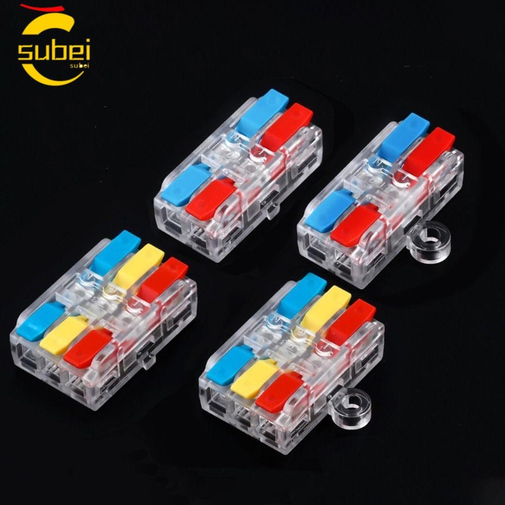 Subei1 Quick Terminal Block Mini Universal Compact Wire Connector