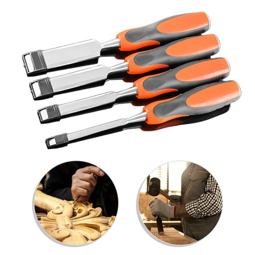 Discover the Art of Carving with This 4 Piece Bevel Edge Wood Chisel ...