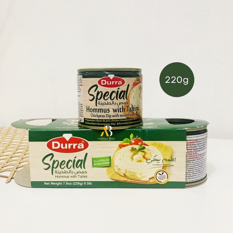 DURRA Special Hommus with Tahina 220g/370g - Hummus dengan Tahina, Rasa ...
