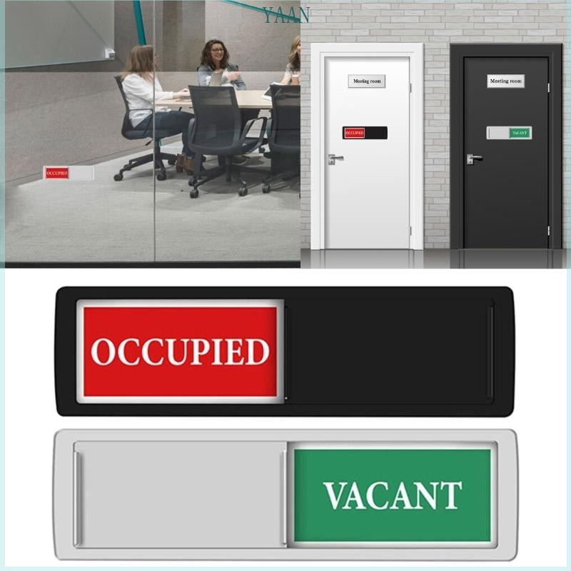 YAAN Offices Privacy Door Sign Occupied Vacant Door Sign Vacant In Use ...