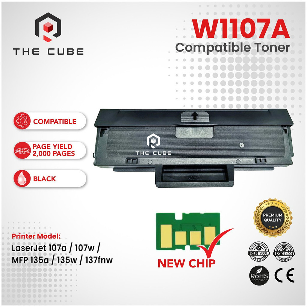 Compatible 107A W1107A Laser Toner Cartridge for HP MFP 135a 135w ...