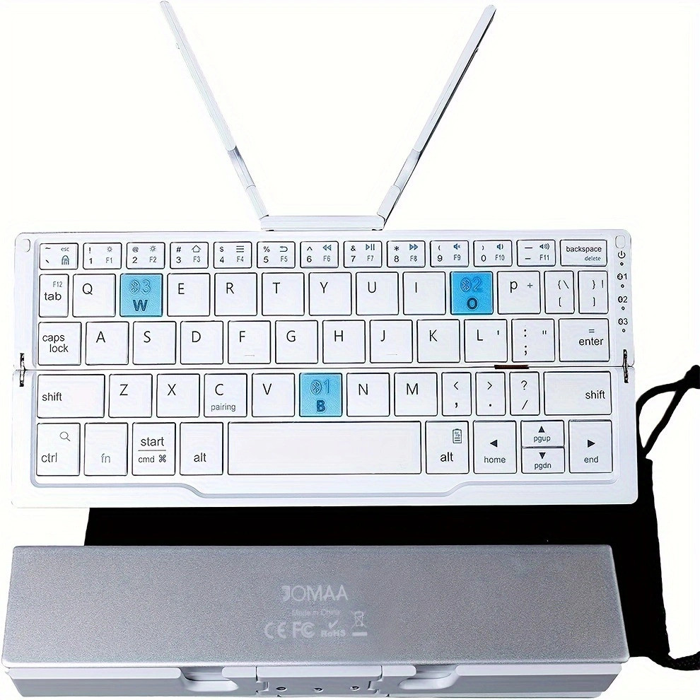 BOW Mini Portable Wireless keyboard Foldable Keyboard for Home Office ...