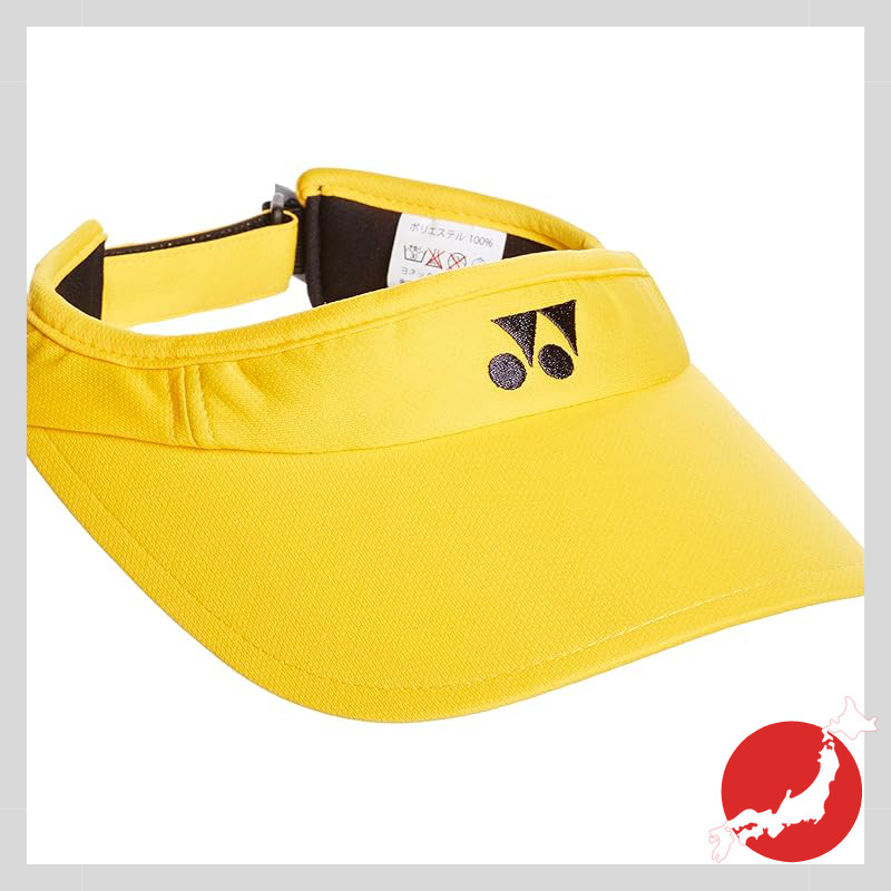 YONEX Women's Visor 40036 - Available in Black, Cone Yellow, and White ...