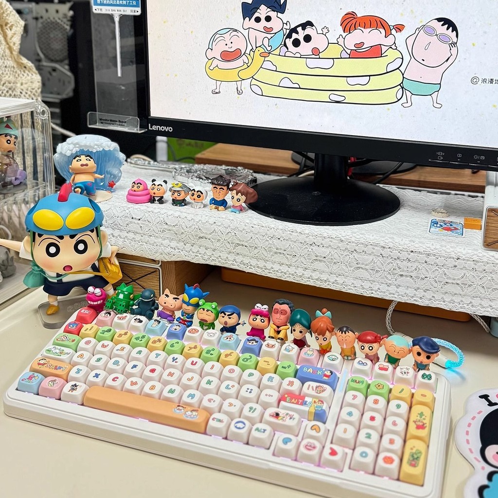 [Faceboss] Crayon Shin-Chan Keyboard MOA ketinggian anime comel MAC ...