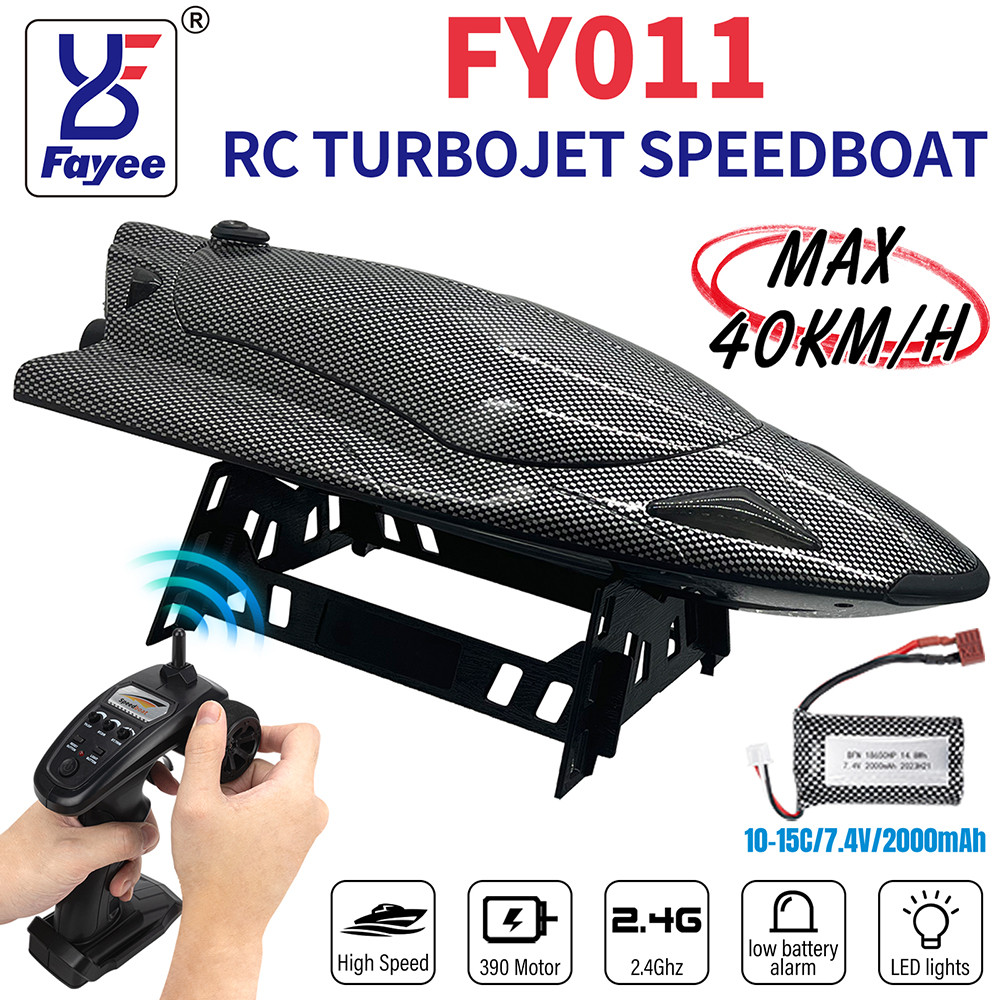 FAYEE FY011 2.4G High Speed Turbojet Speedboat 40KM/h 120-150M RC ...