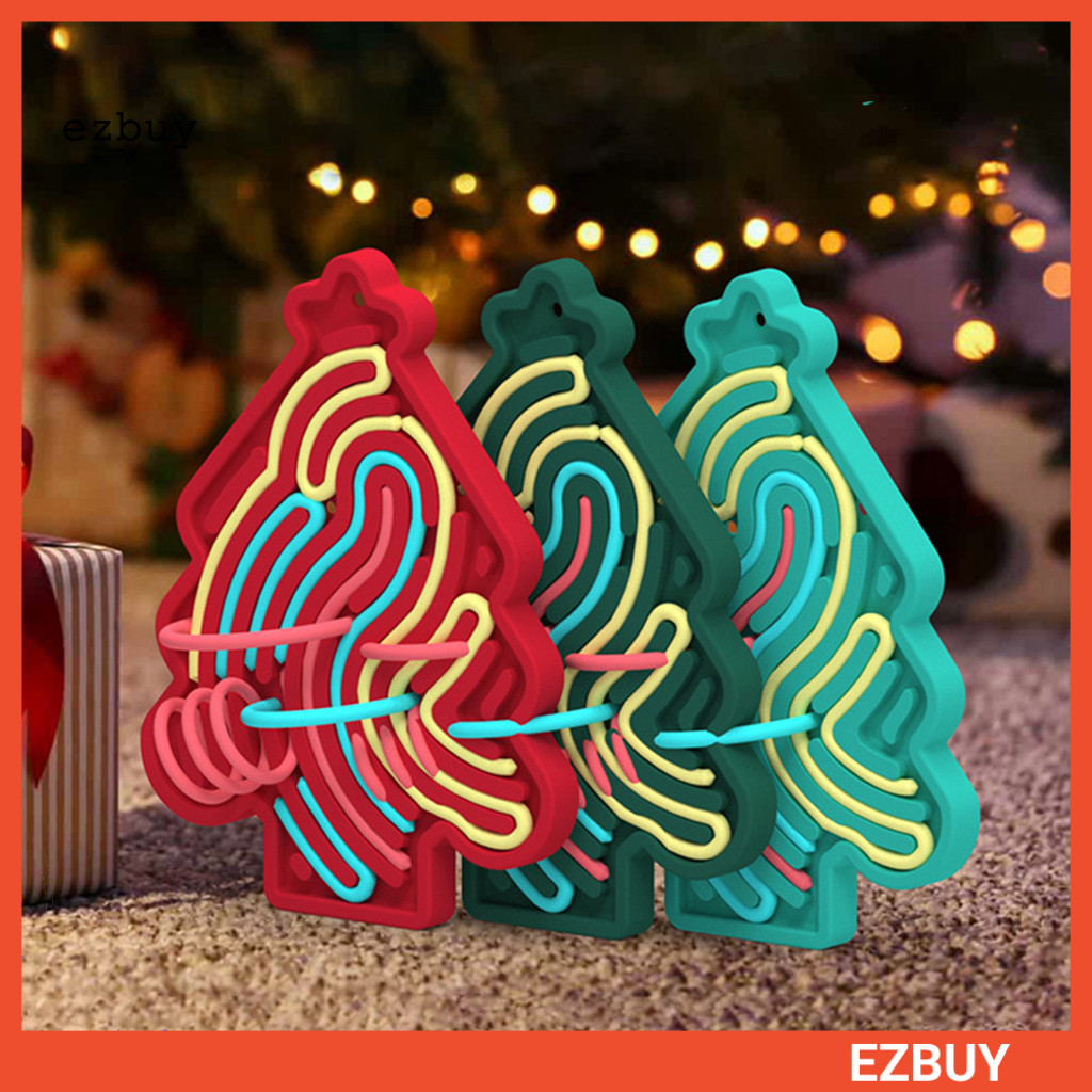 [EY] Travel-friendly Fidget Board Educational Busy Board Game Christmas ...