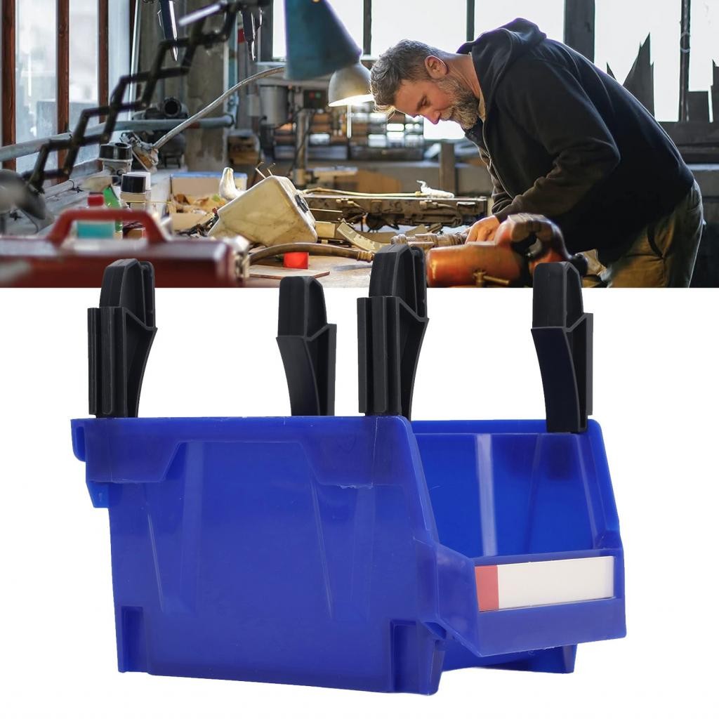 Soxii Stackable Shop Tool Bin Inclined Mouth Wall Mounted Parts Storage ...