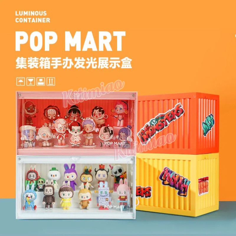 Kitimiao Genuine POPMART container luminous display box doll display ...