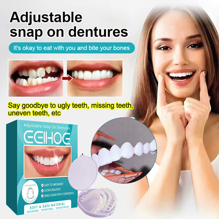 Hot in Stock Adjustable Snap-on Dentures/Temporary Dental Braces/Teeth ...