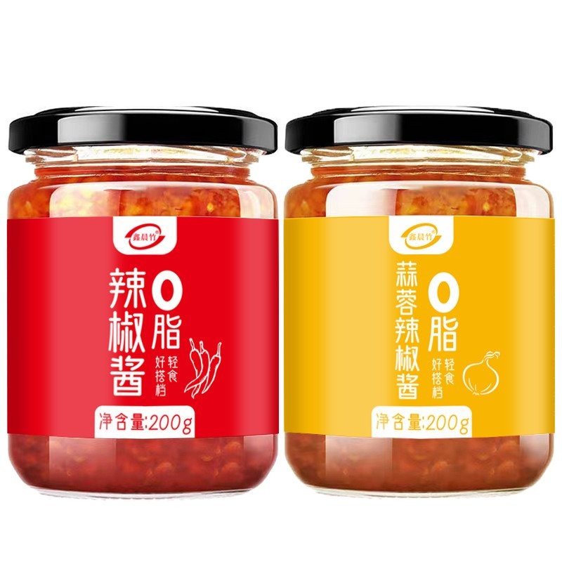 0 Fat Chili Sauce Rice Noodles Garlic Chili Sauce Spicy Low-Fat Light ...