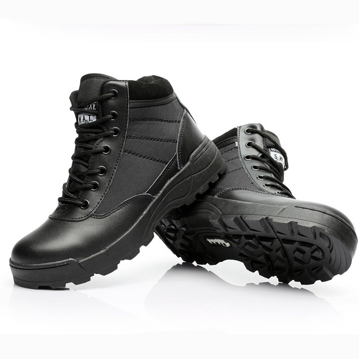 SWAT Tactical Boots Outdoor Desert Assault Shoes Nos Slip Combat Boots ...