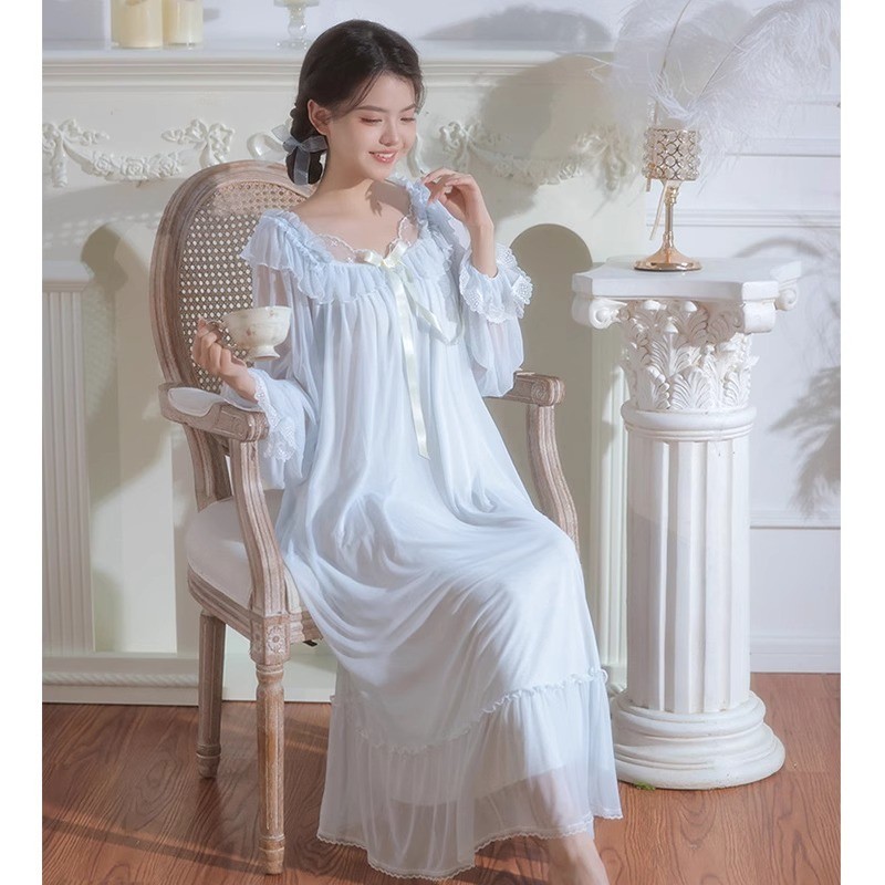 Suitable for Micro Pajamas Women Spring Summer Style Gauze Sweet ...