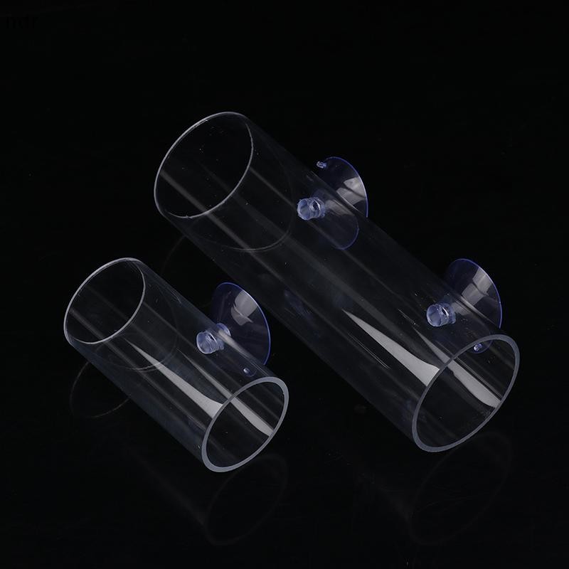 [ndr] 1Pcs Betta Fish Acrylic Tube Tunnel Hollow Design Fish Tank ...