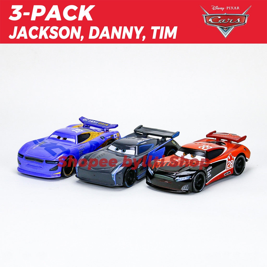 3-Pack Mattel Disney Pixar Cars 3 Jackson Storm Danny Tim Diecast Car ...