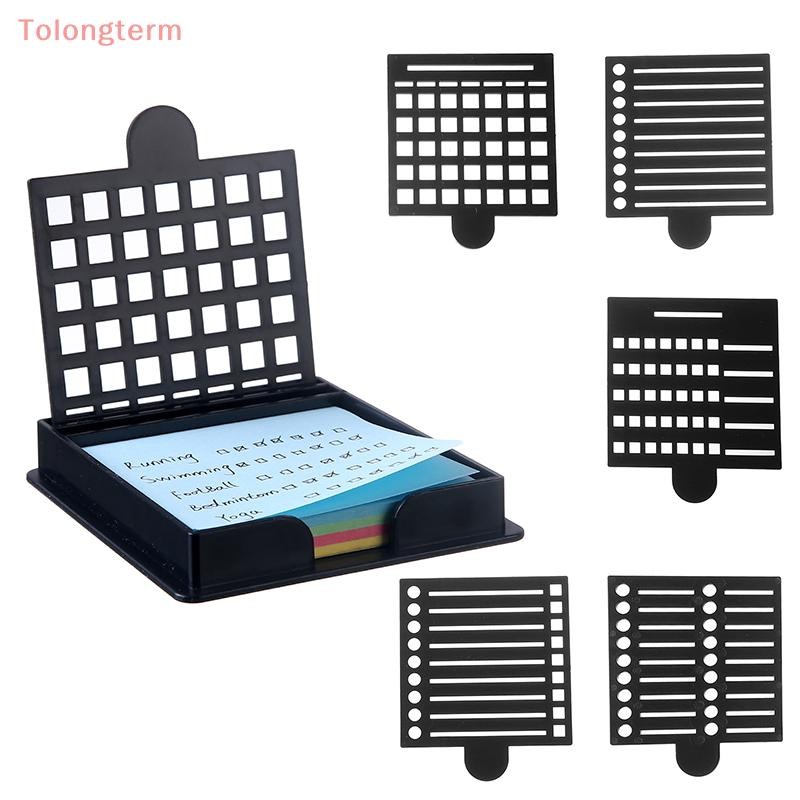 Tolongterm> Sticky Note Dispenser Versatile Sticky Note Stencil School ...