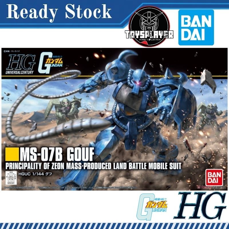 BANDAI HGUC 1/144 MS-07B GOUF Mobile Suit Model Kit | Shopee Malaysia