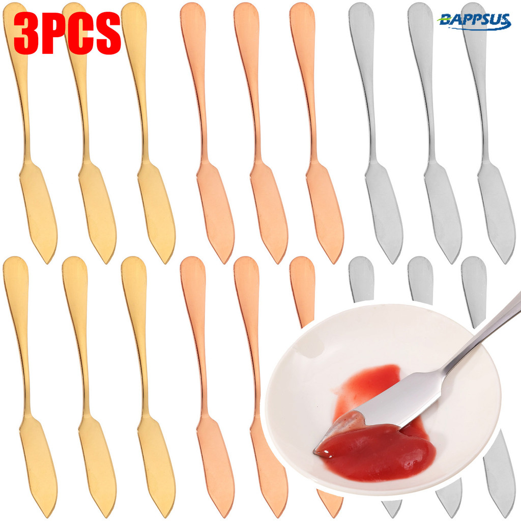 Easy To Clean Cheese Jam Spreading Spoon - Simple Stainless Steel ...