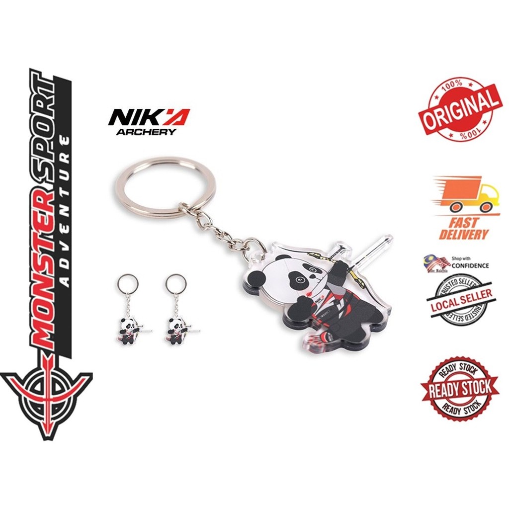 Nika Archery Acrylic Panda Keychain Recurve Archery Compound Archery ...