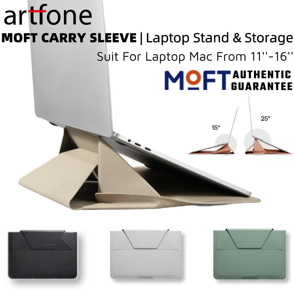 100% Authentic MOFT Carry Sleeve Laptop Stand Bag,Foldable,Portable ...