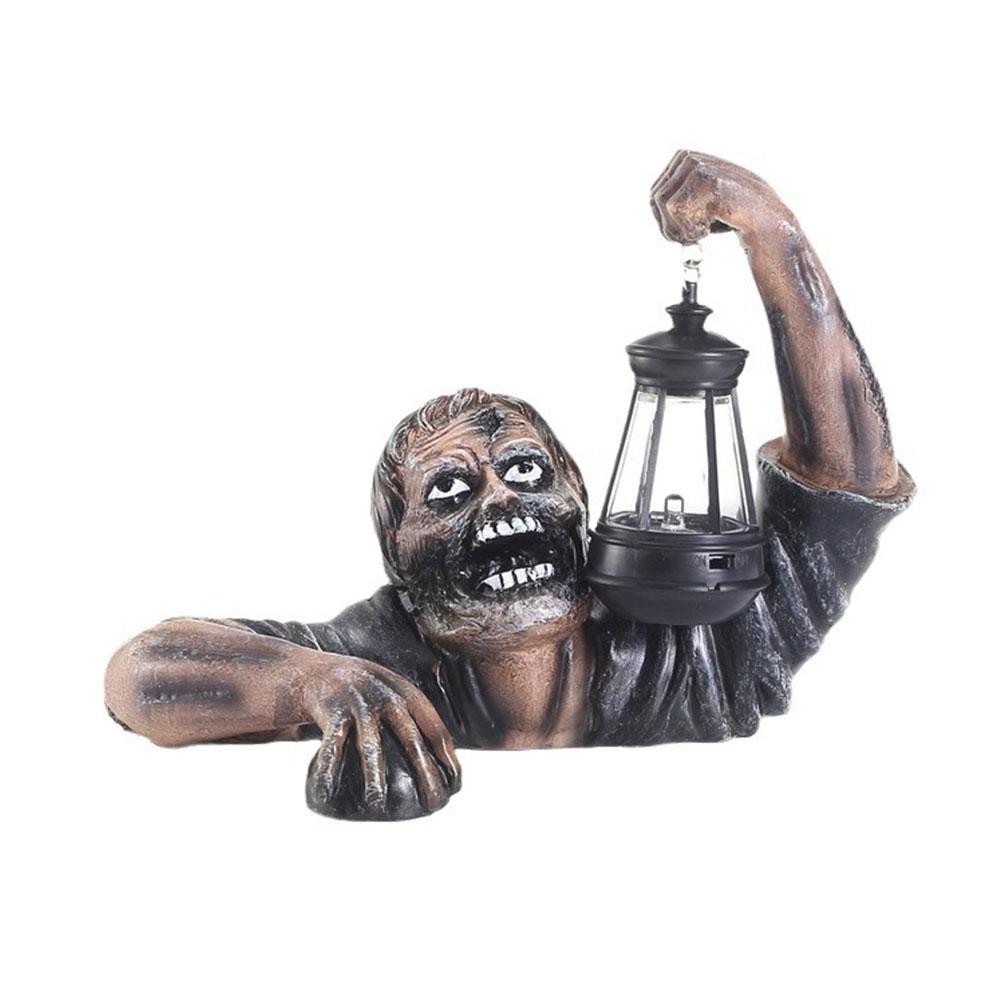 Halloween Zombie Crawling Horror Decor, Scary Led Figurine Light ...