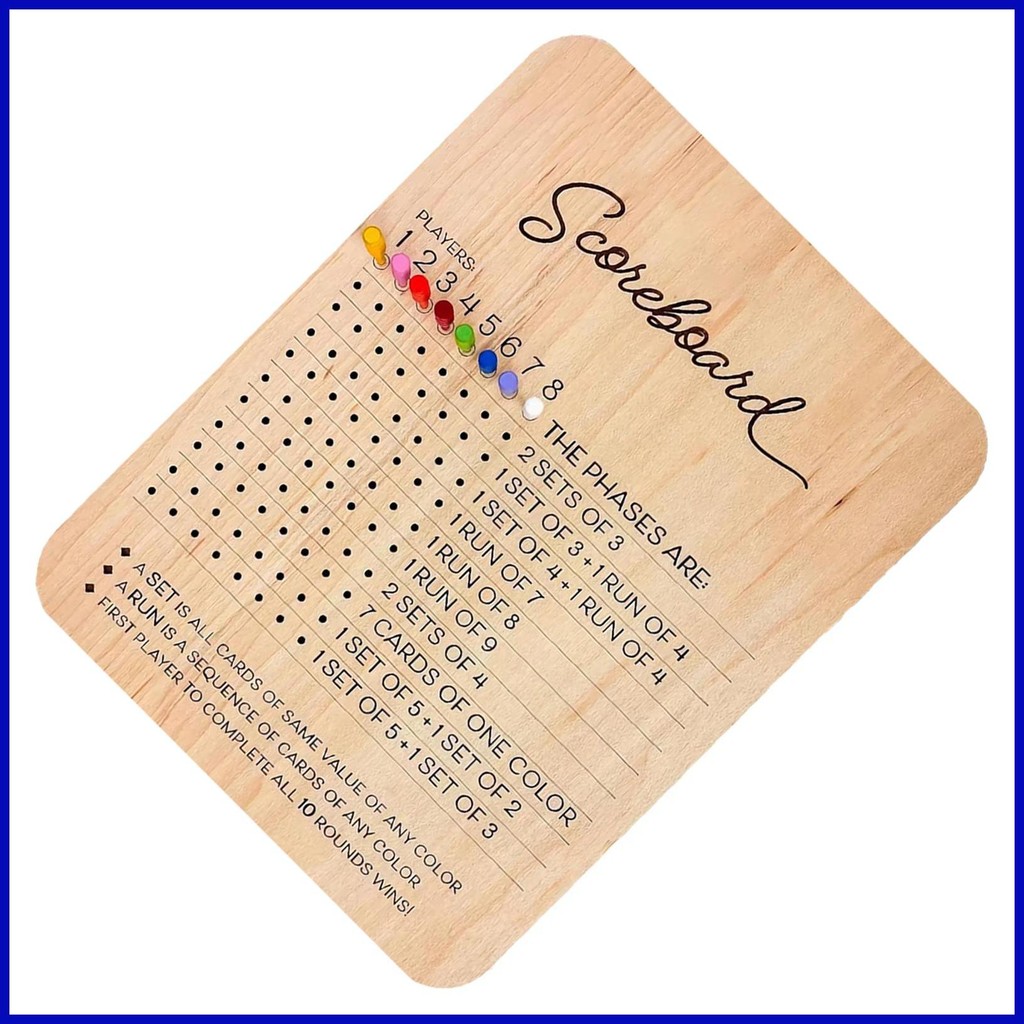 Score Board for Games Scoreboard Wooden Score Track for Board Games ...