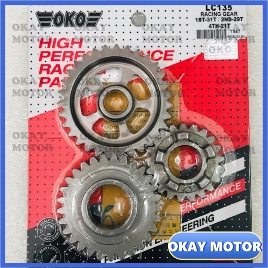 OKO engine GEAR GEARBOX BOX RACING lc4s LC135 135LC LC 135 v1 v2 v3 v4 ...