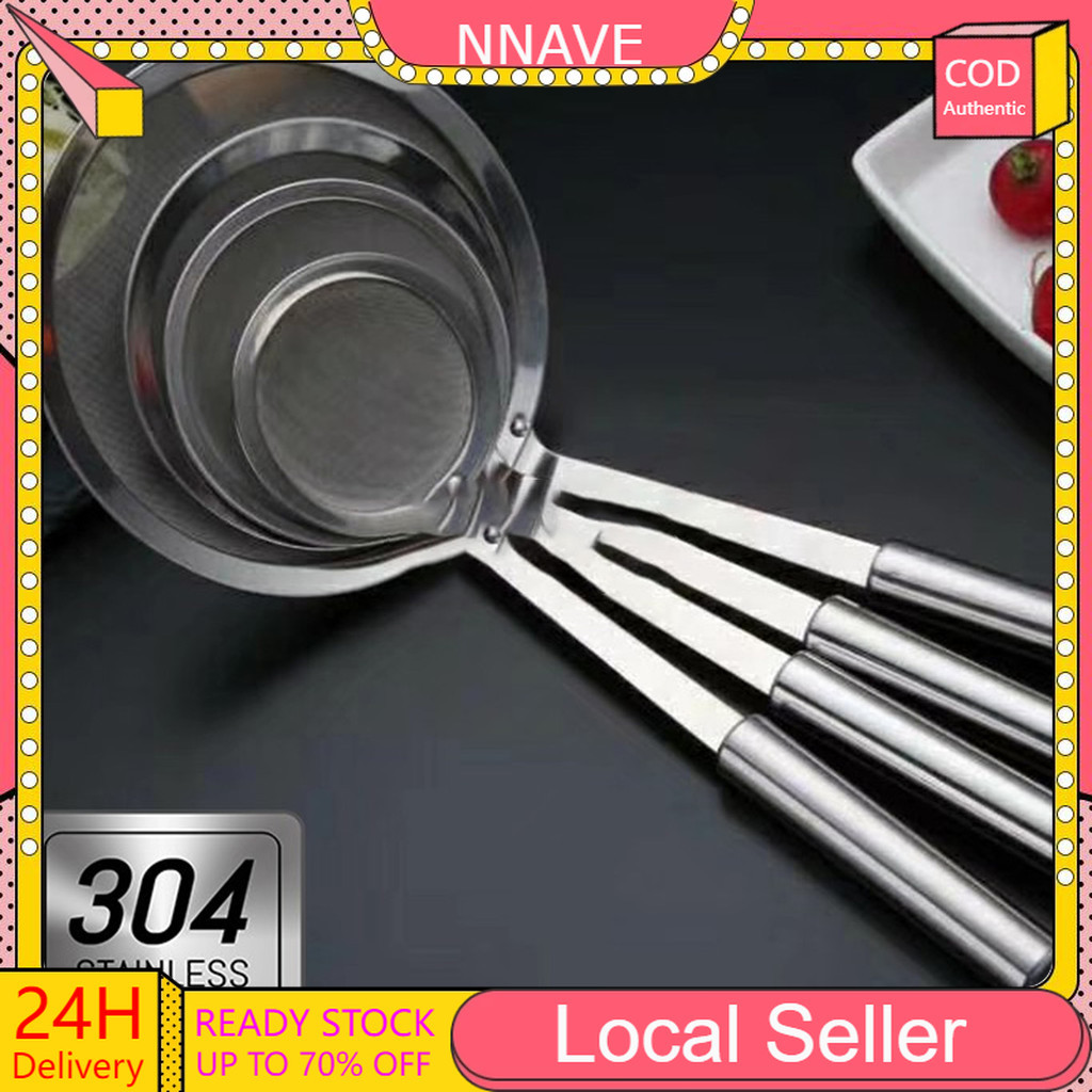 304Stainless Steel Oil Strainer Skimmer Household Kitchenware Cooking ...