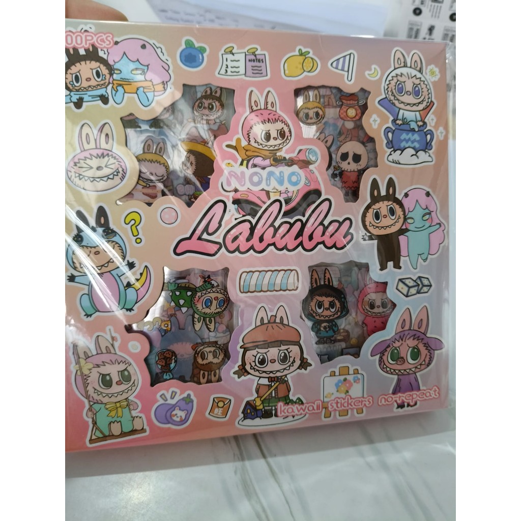 GW VIRAL PUMPKIN STICKER MOMO NONO CONTENTS 100 SHEETS / BOX WATERPROOF ...