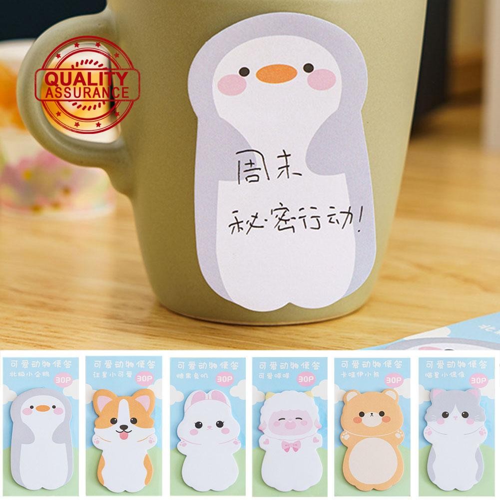 Cartoon Shaped Sticky Notes Cute Animal Note Taking Notes And Sticky ...