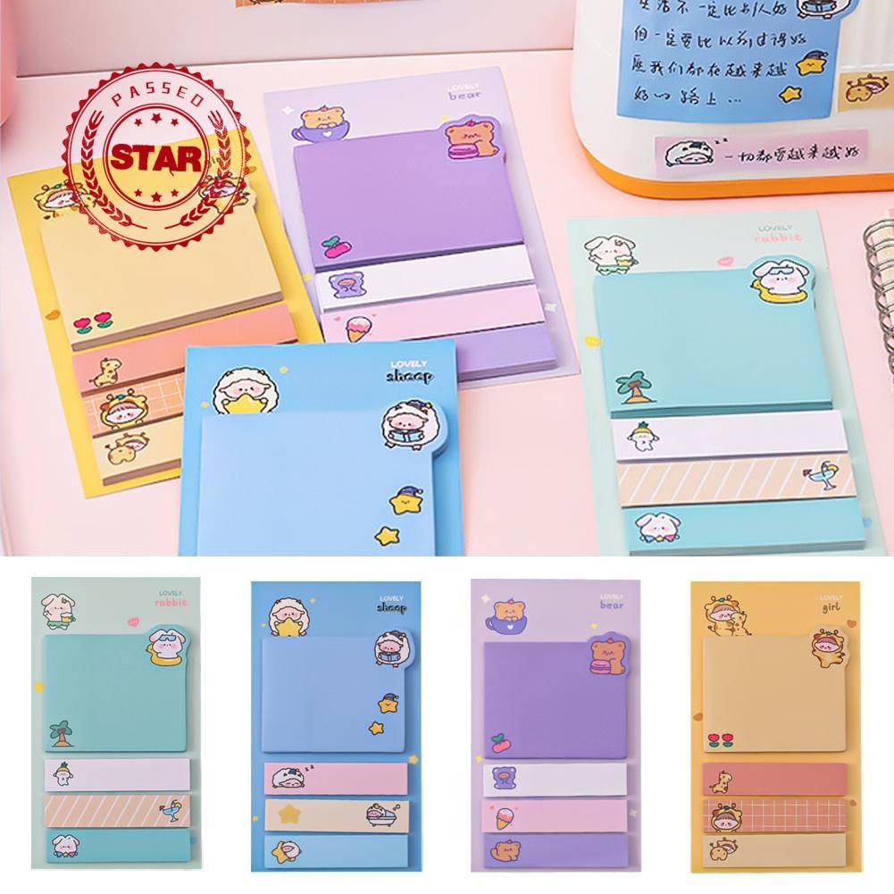 Cartoon Index Sticky Notes Tags Office Classification Sticky Notes ...
