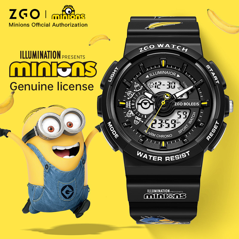 ZGO Minions Joint Watch For Men's Junior High School Students - White ...