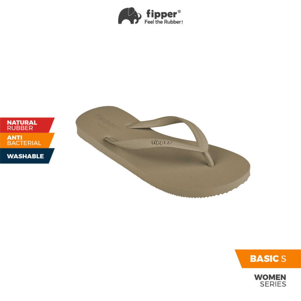 Fipper Basic S Rubber for Women in Brown (Elm) | Shopee Malaysia