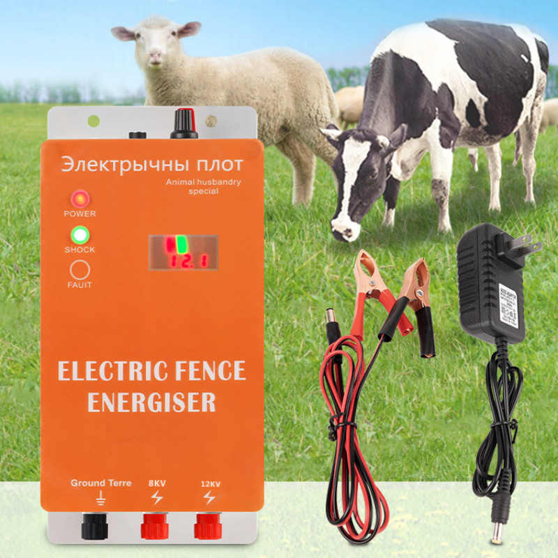 Animal Husbandry Electric Fence Energiser Pasture Pulse Electronic ...
