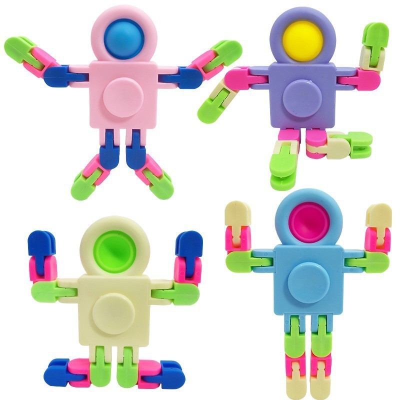 Astronaut Gyro Chain Children's Mecha Mechanical Deformation Rotating ...