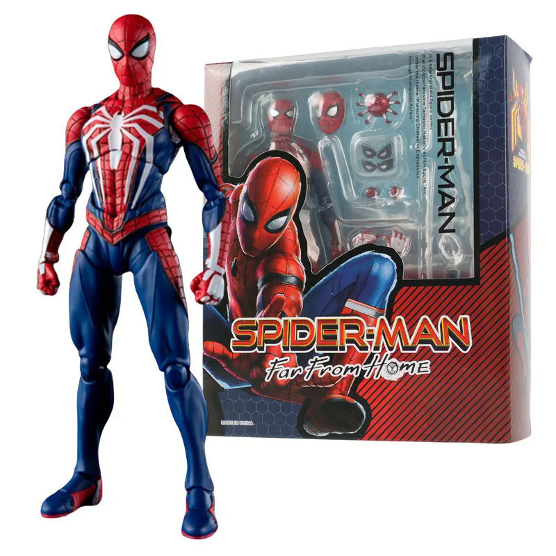 PS4 Spiderman Figure Avengers Spider Man Action Figures Upgrade Suit ...