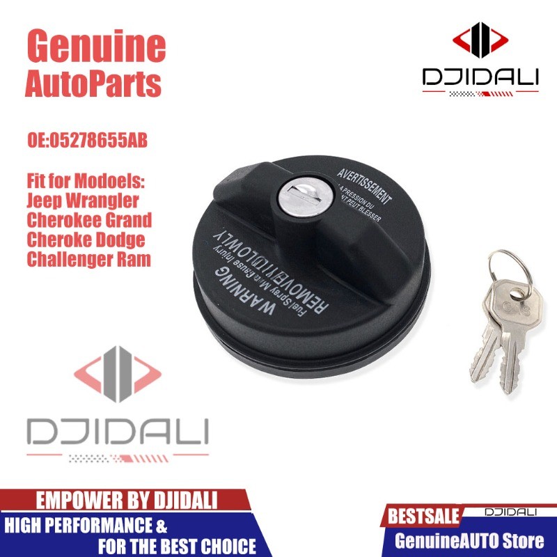 Fuel Cap Cover With Key Oe: 05278655Ab For Jeep Wrangler Cherokee Grand ...