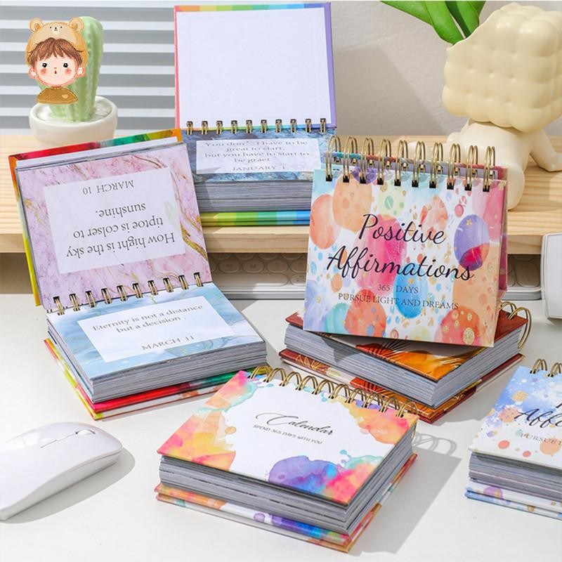 MY 2025 Motivational Desk Calendar Full-Color Daily Vintage Calendar ...