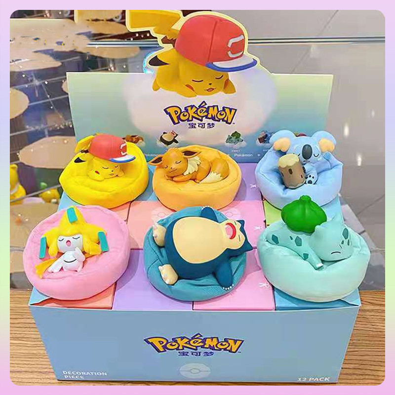 pokemon blind box figure toy Pikachu model desk decoration ornament ...