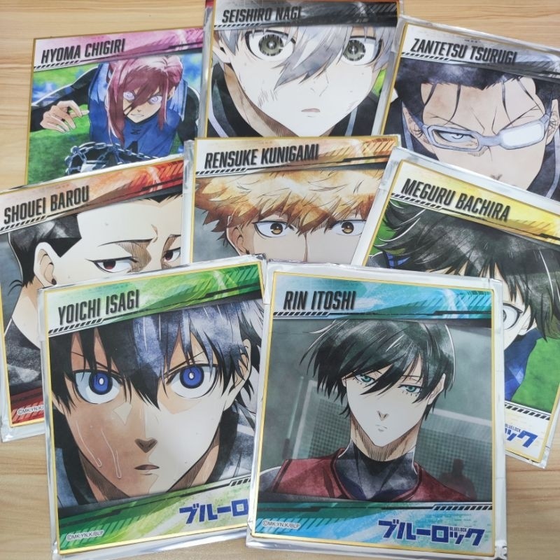 [Ready Stock/现货] Blue Lock Official Famous Scene Shikishi / 蓝色监狱正版名场面色纸 ...