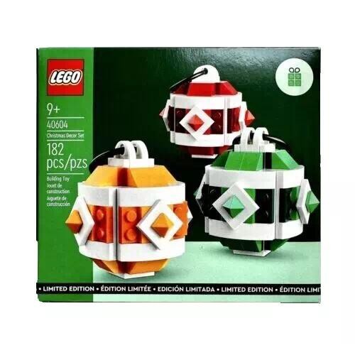 LEGO Limited Edition CHRISTMAS DECOR SET #40604 BRAND NEW Lego ...
