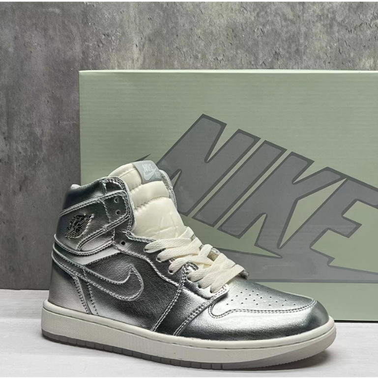 Jordan Air Jordan 1 High-Top Anti-Slip Retro Basketball Shoes Metal ...