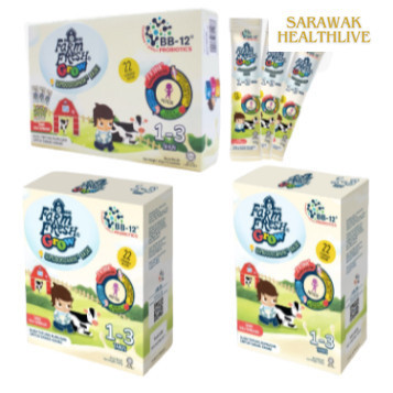 Farm Fresh Grow Up Powder 1-3 Tahun 30g x 10sachets/500g/800g | Shopee ...