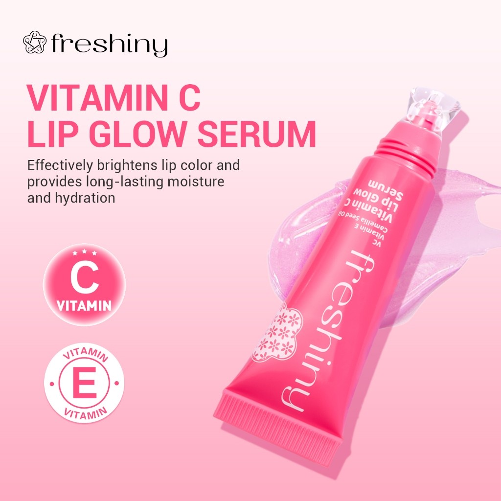 Freshiny Peach Scented Brightening Lip Serum Vitamin C Brightens And ...