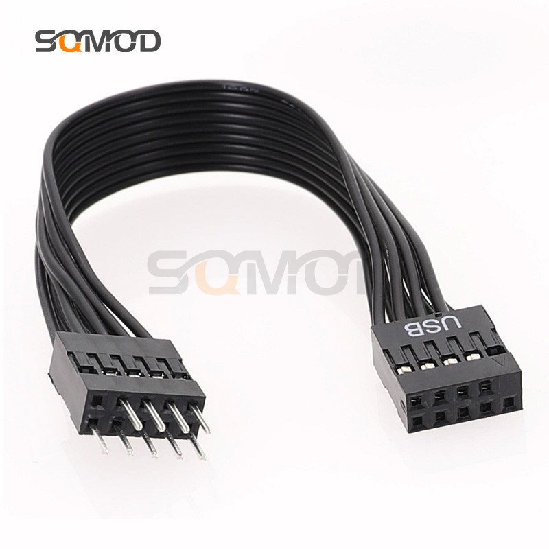 Motherboard USB Extension Cable USB 9-Pin Male to Female Male Female ...