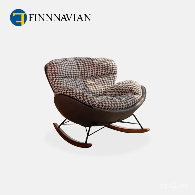 Fennavia ART Italian Light Luxury Fabrik Leisure Kerusi Goyang Mette ...