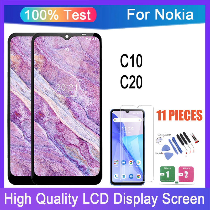 Original Nokia C10 C20 LCD Display Touch Screen Replacement | Shopee ...