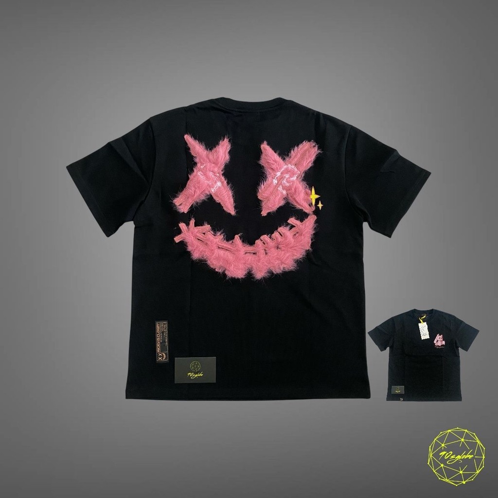 Ricky Is Clown RIC IP Exclusive Pink Furry Rabbit Joker Smiley Face Tee ...