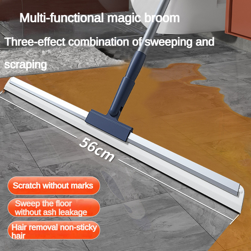 Magic Sweeper Multifunctional Dual Purpose Silicone Scraper Floor ...