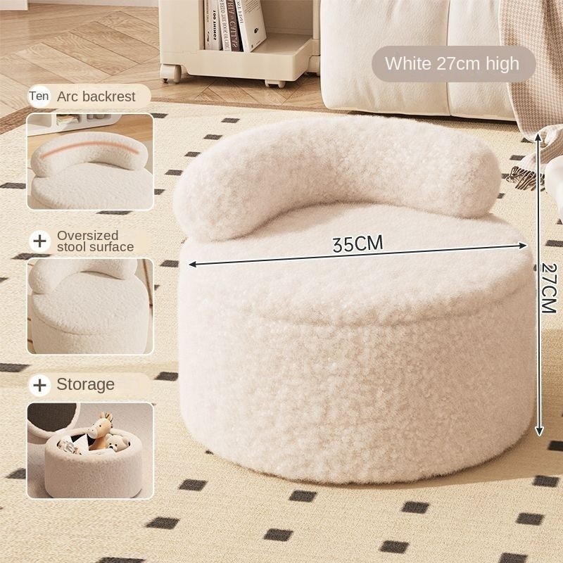 Dressing Stool Chair Vanity Stool Makeup Stool Nordic Luxury Round ...